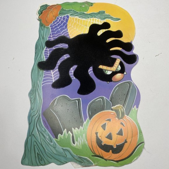 Hallmark | Holiday | Vintage Halloween Decorations Cardstock Decor ...